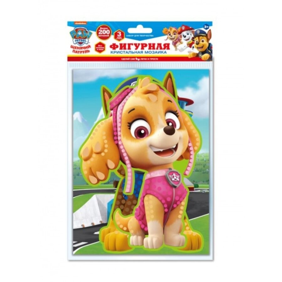 Мозаика алмазная 17х23см фигурная Щенячий Патруль MultiArt