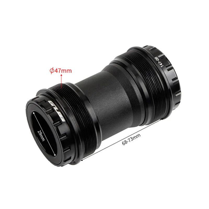 GUB T47 29 мм нижний кронштейн черный алюминий 68-73mm