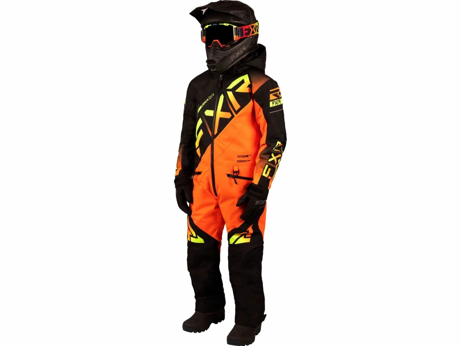 Комбинезон снегоходный детский FXR Ch CX Monosuit 23 Black/Inferno, 6
