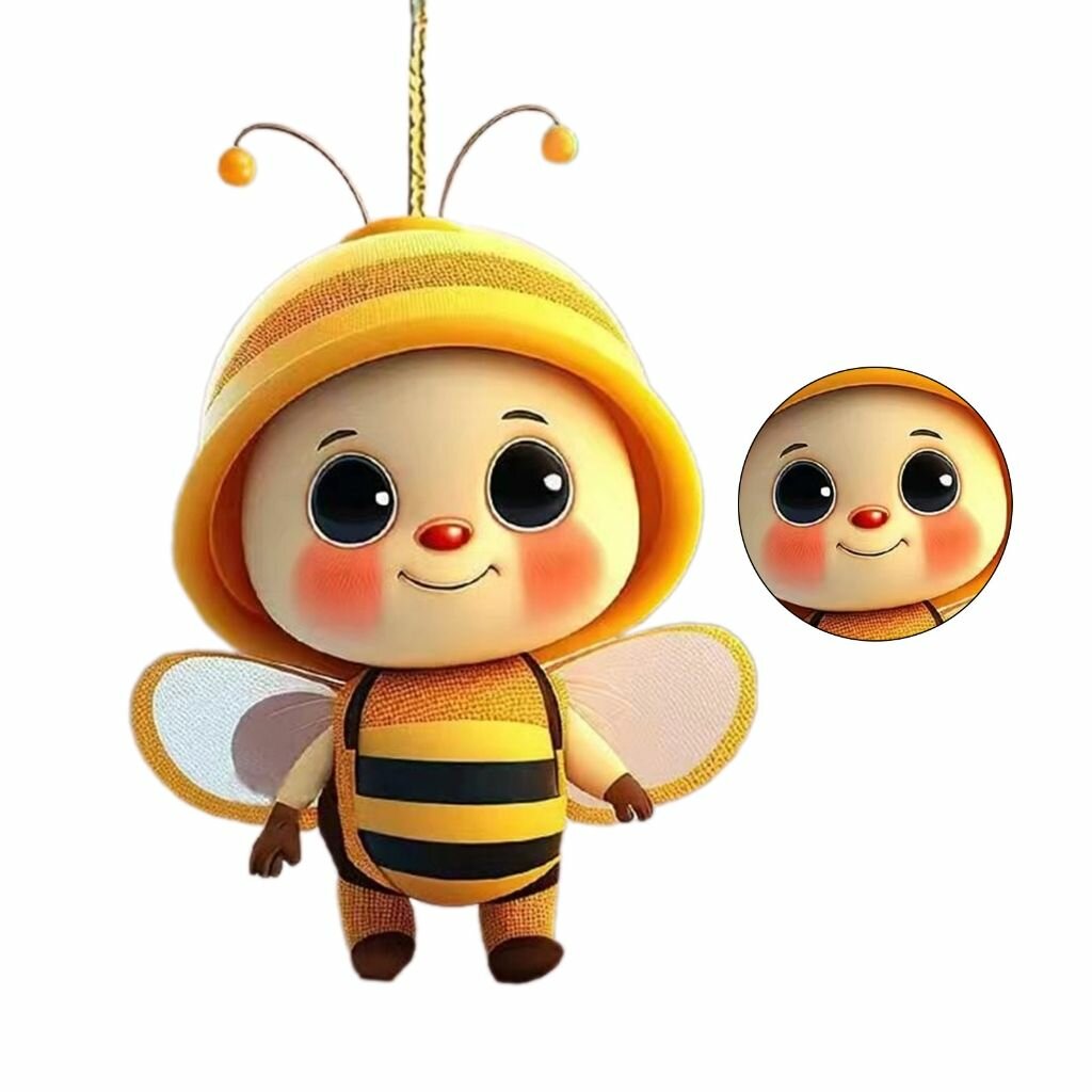 Милая маленькая подвеска-украшение в виде пчелки-Стиль 6