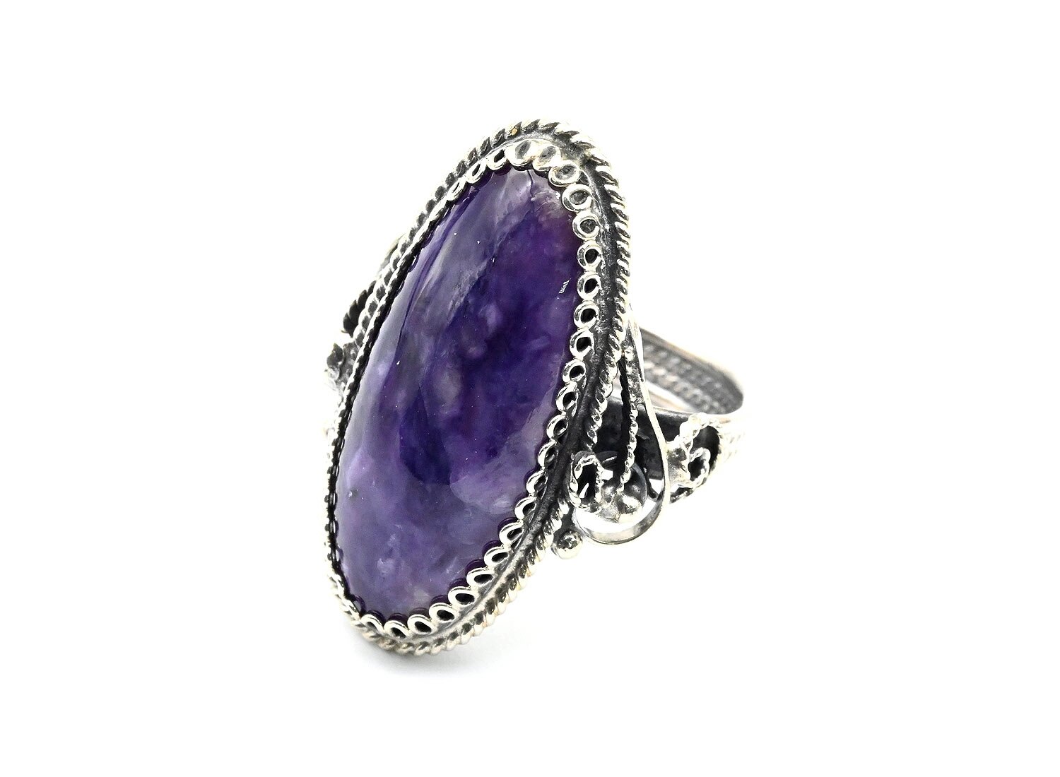 Кольцо, чароит