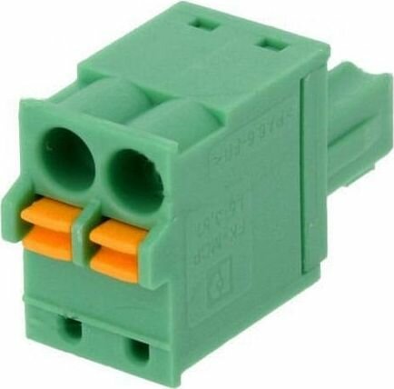 Разъемный клеммник PHOENIX FK-MCP 1,5/ 2-ST-3,81 3,81мм 2 полюса прямой вилка "мама" 1шт