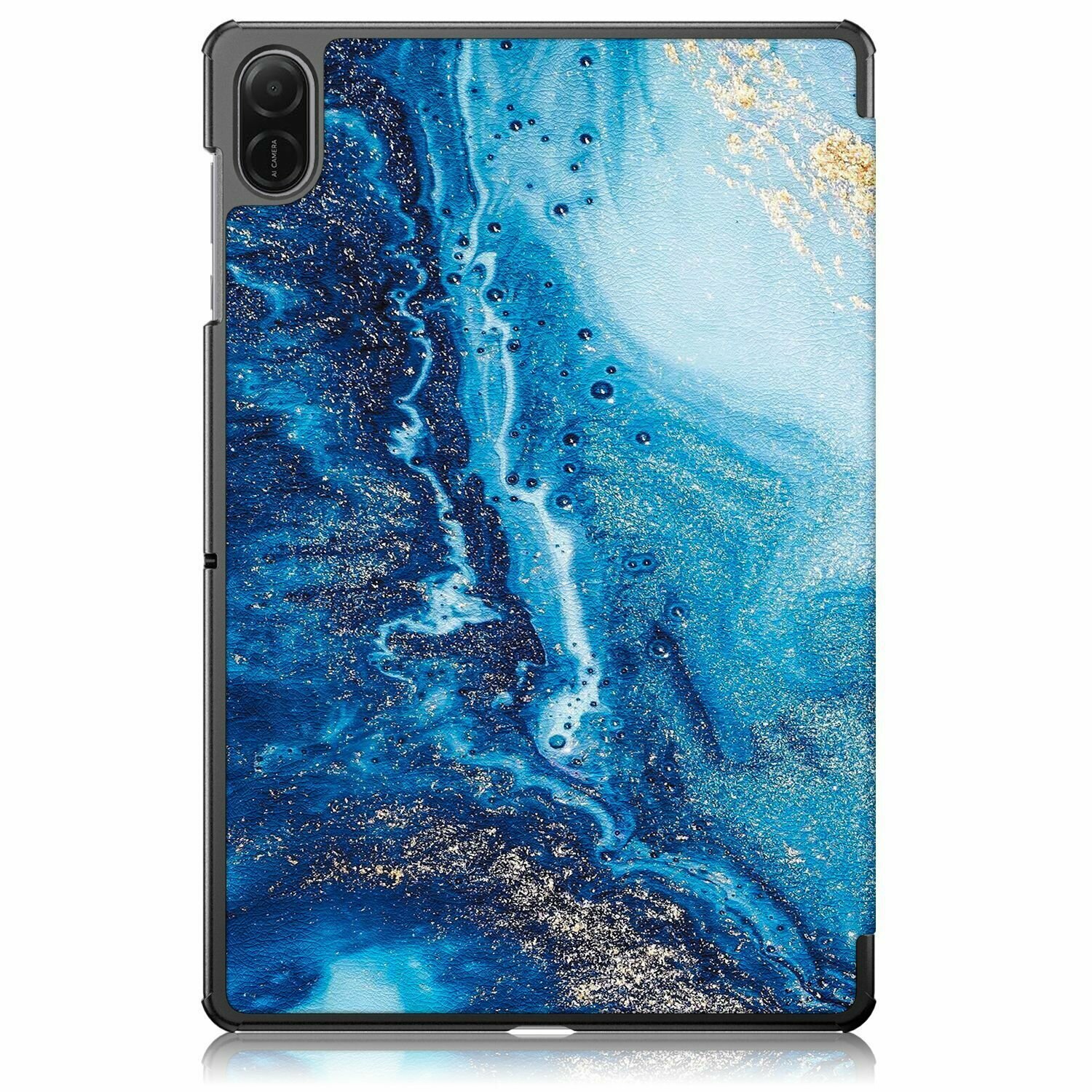 Чехол умный для Honor Pad X8a / NDL-W09 / Хонор Пад Х8а 11 дюйма, 2024 года, синий мрамор