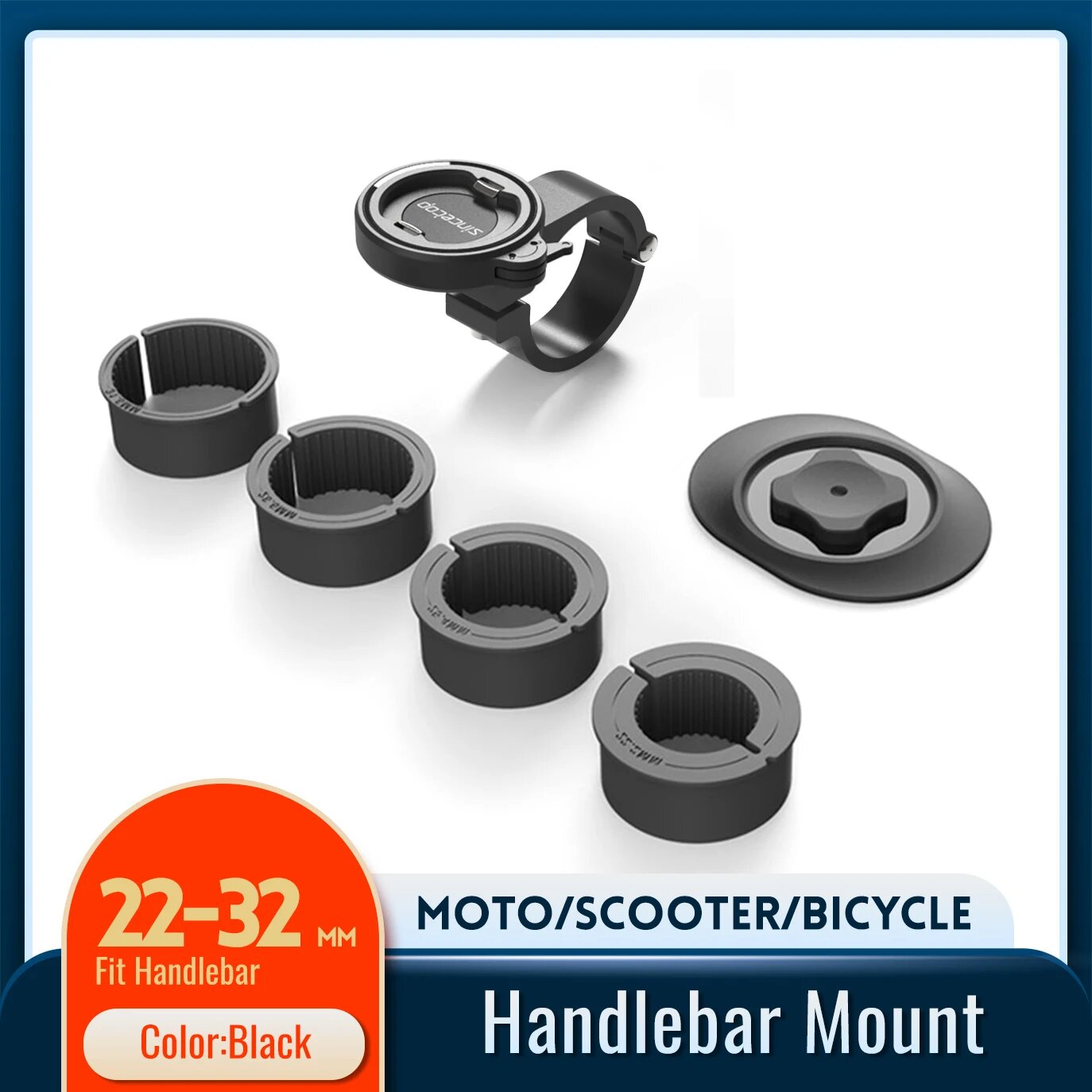 Держатель для телефона на велосипеде, универсальное крепление на руль для мотоцикла/горного велосипеда/дорожного велосипеда/MTB/скутера/электрического электрического крепления на руль, быстрое крепление/блокировка/съемка