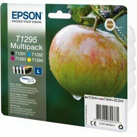 Картридж Epson T1295 C13T12954010, черный, голубой, желтый, пурпурный