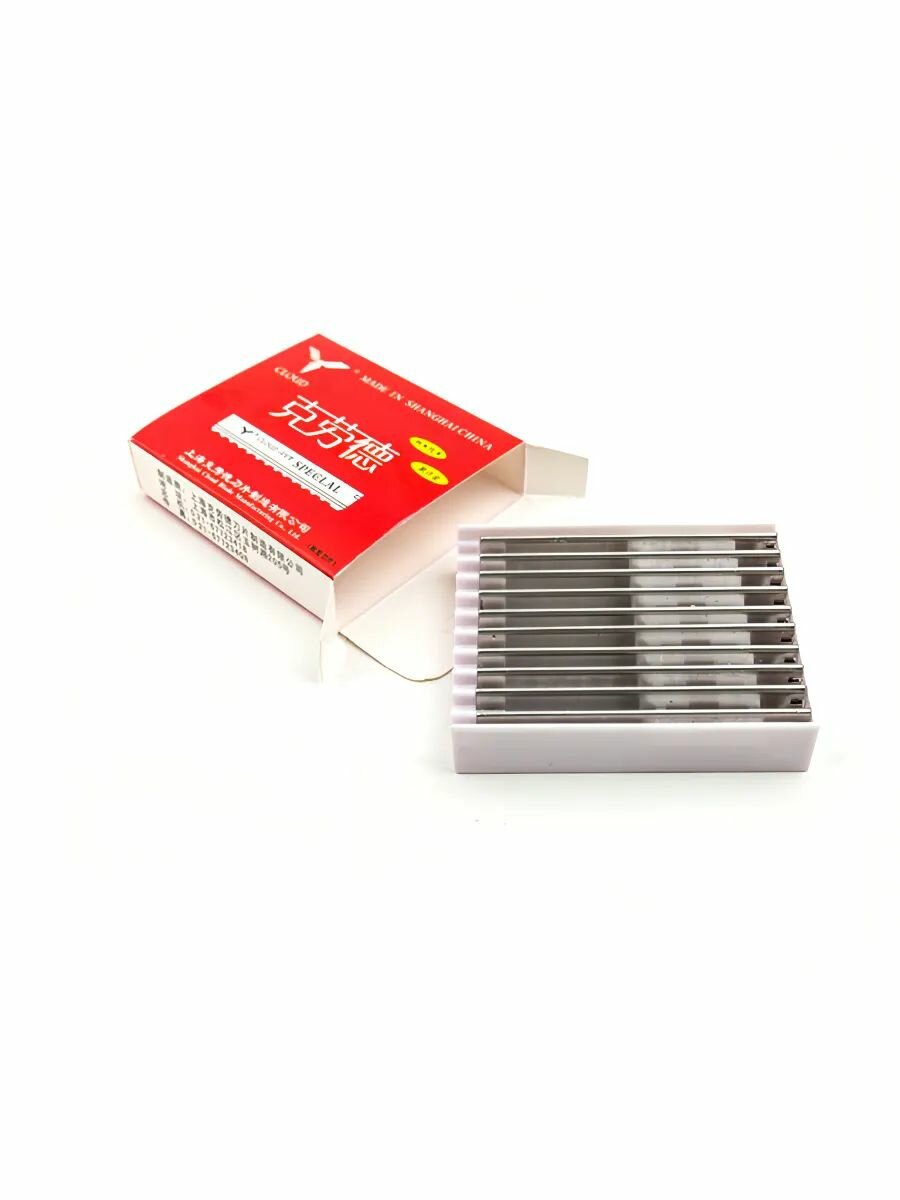 Филировочные лезвия для бритвы 10штук, для дополнительного объема и текстуры