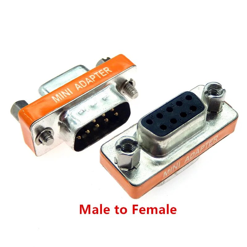 Мини-переходники разъемов RS232 DB9 DB15 DB25 DB37 9 Male to Female