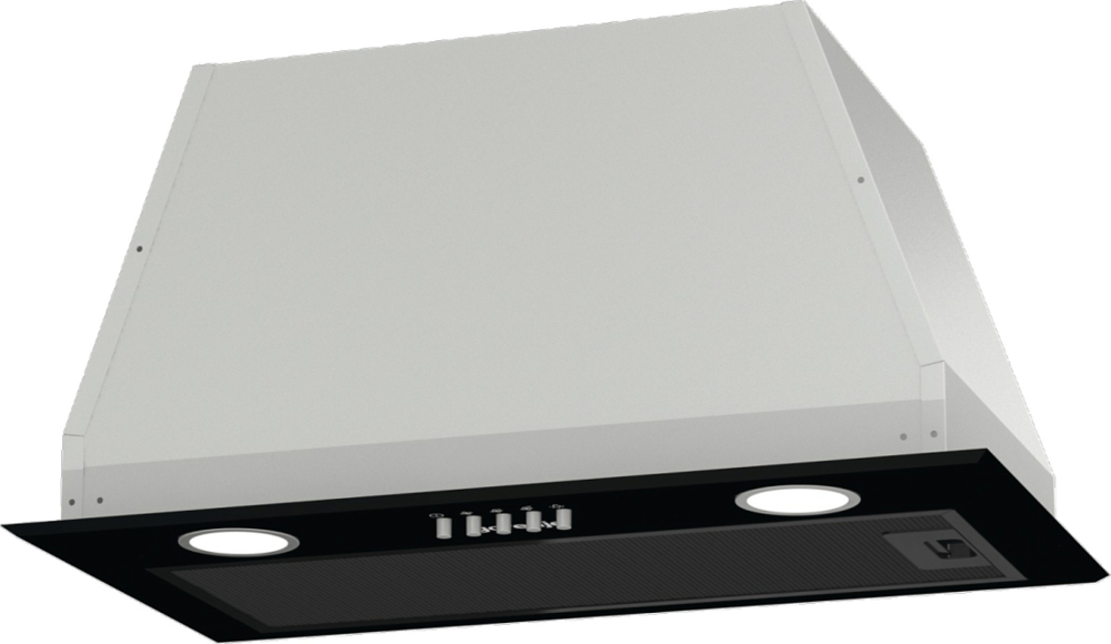 Вытяжка в подвесной шкаф Gorenje BHI526E6B, 470 куб. м/час, ширина 52 см, черный, Китай