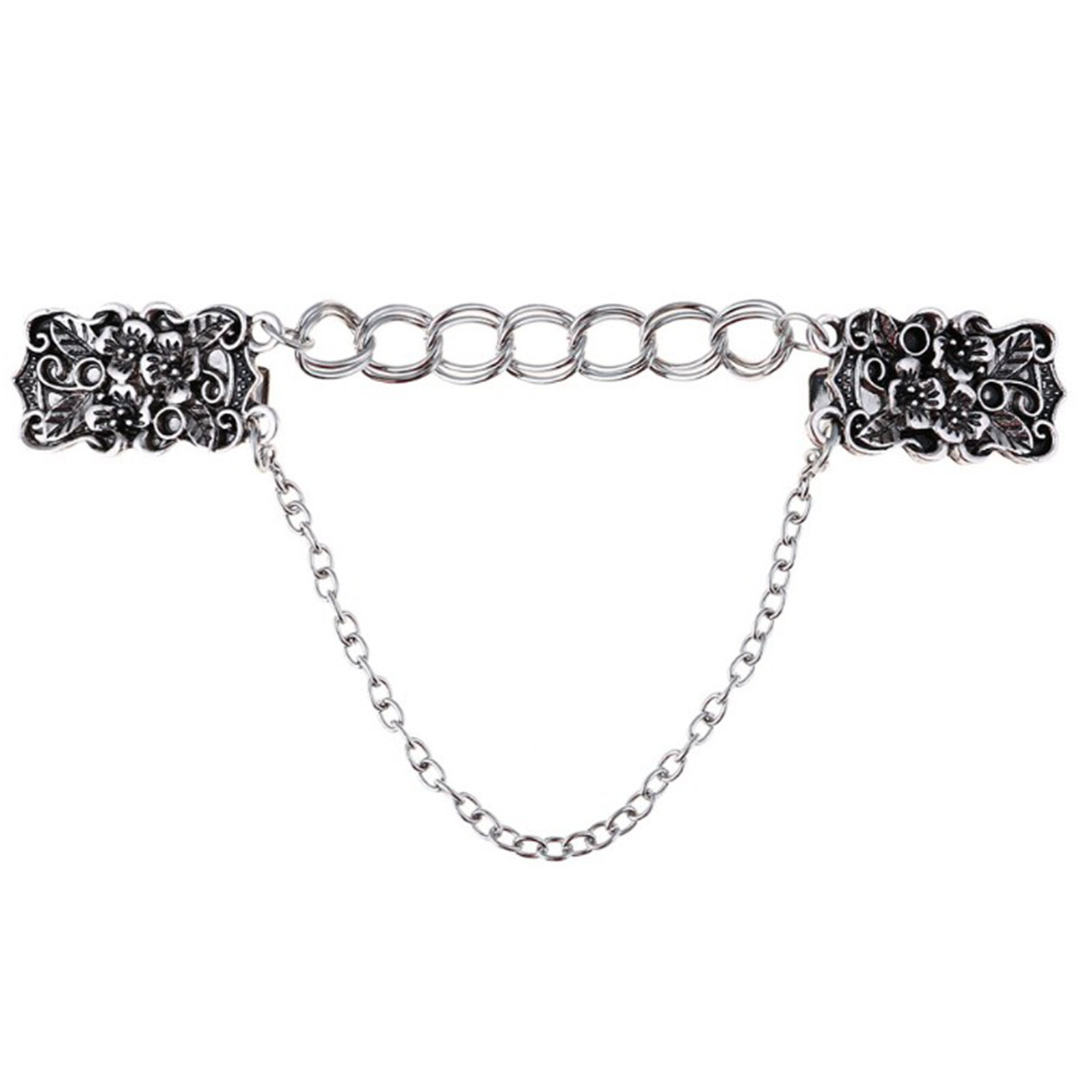 Цепочка с зажимом для воротника мужской и женской рубашки XZ11