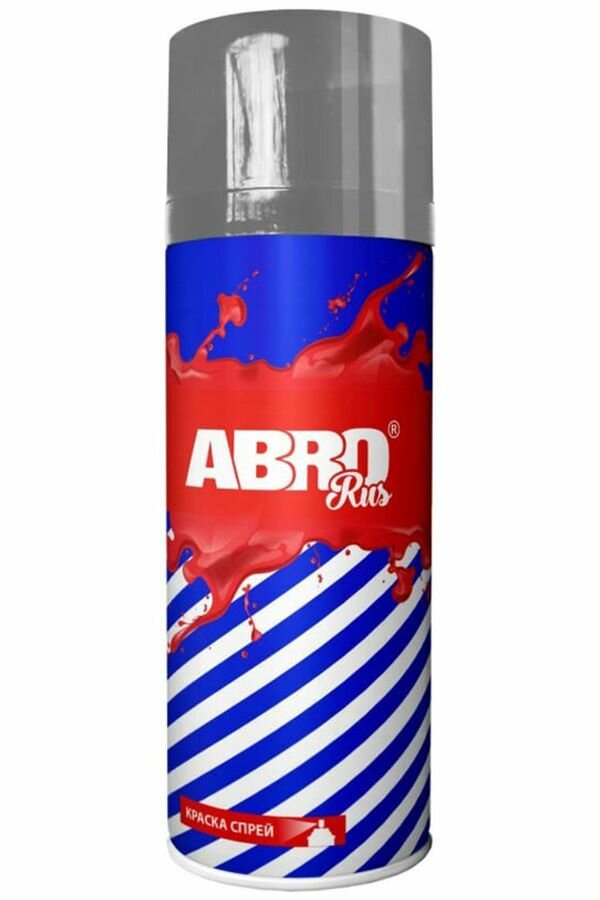 Краска-спрей акриловая № 36 алюминиевая ABRO RUS SPO-036-R