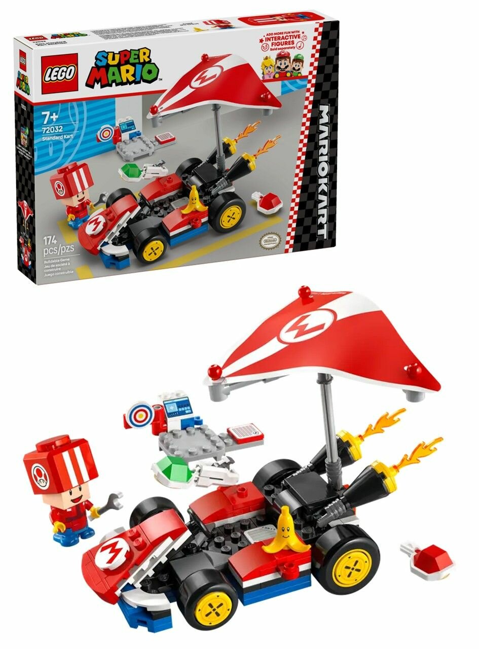 72032 Конструктор LEGO Super Mario Kart Standard Kart Стандартный карт 174 детали