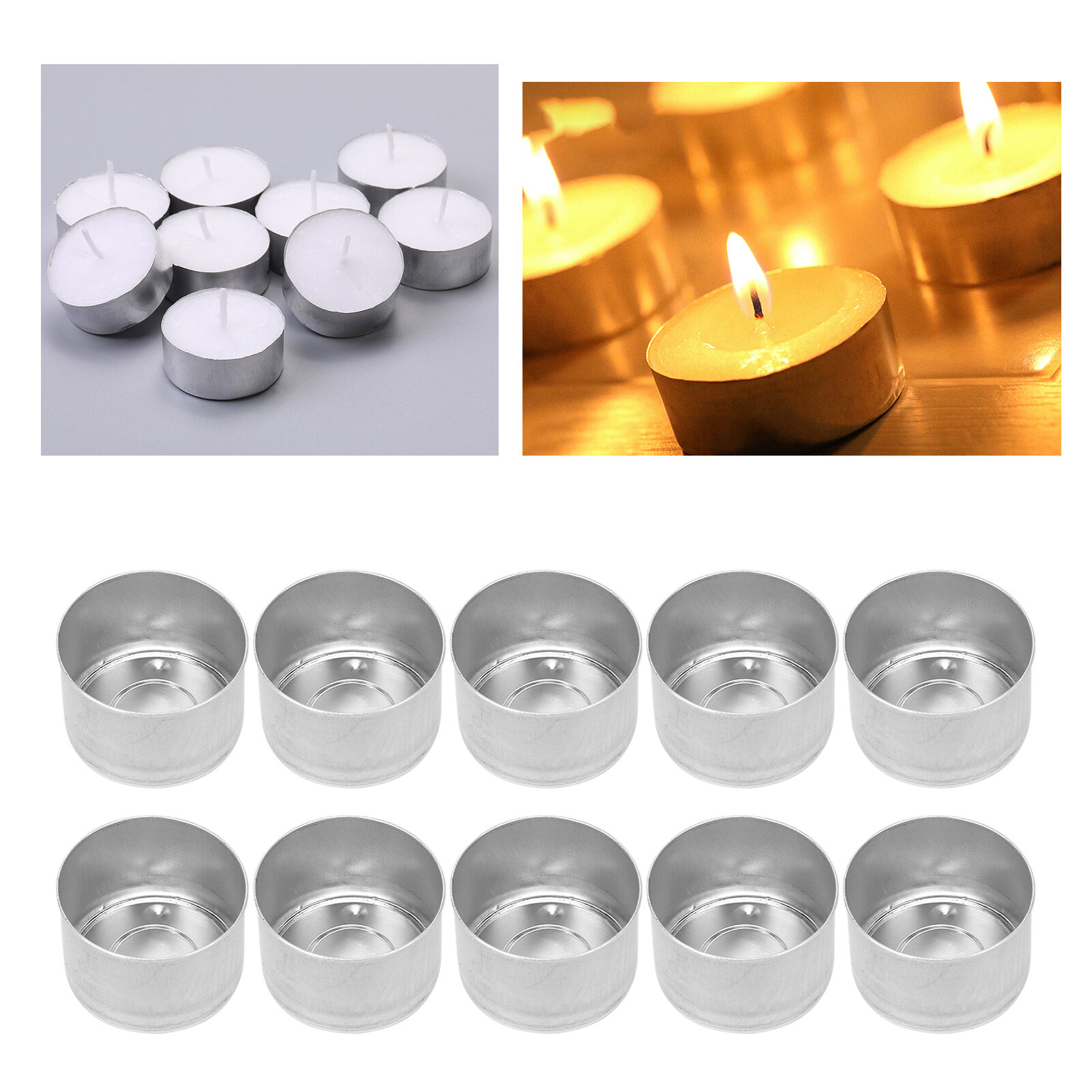 50 шт. основа для свечей, более длительный срок службы, прочный термостойкий материал сделай сам , для изготовления свечей, форма-контейнер