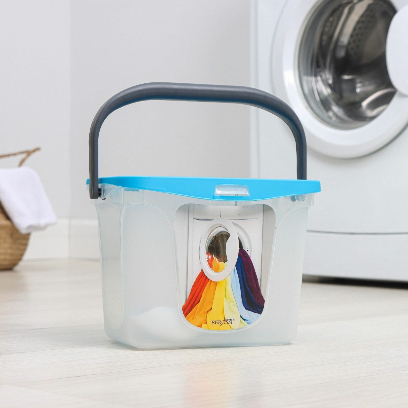 Контейнер для стирального порошка Berossi 6 л, 310 г, цвет голубая лагуна (АС 35647000)