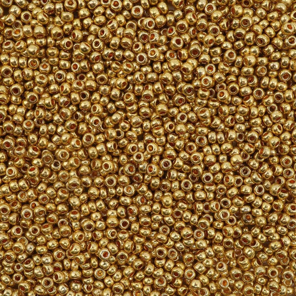 (18388) Бисер металлик 10/0, круг. отв, 50г, Preciosa