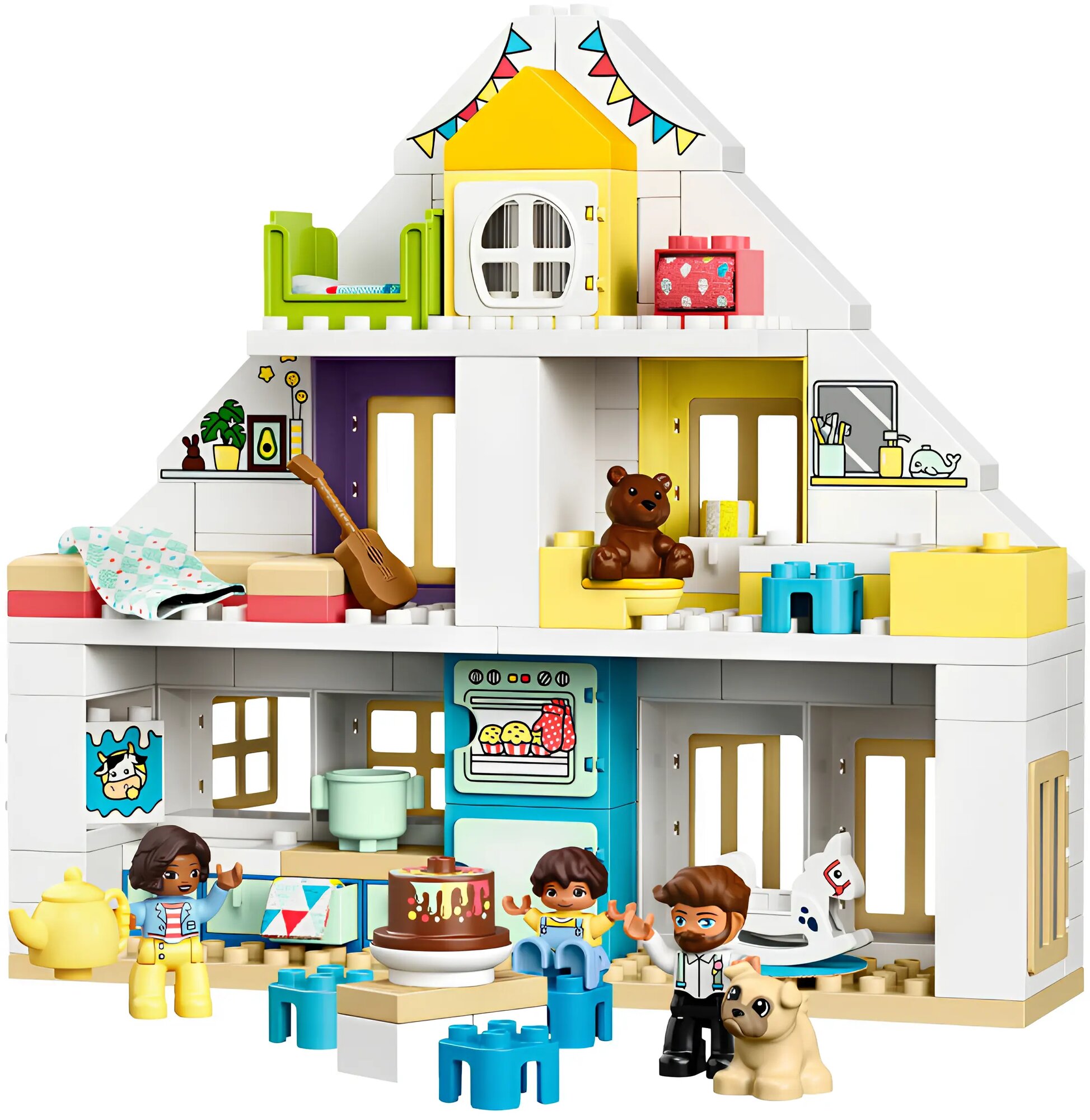 Конструктор LEGO Duplo 10929 Модульный игрушечный дом U (в коробке, с инструкцией)