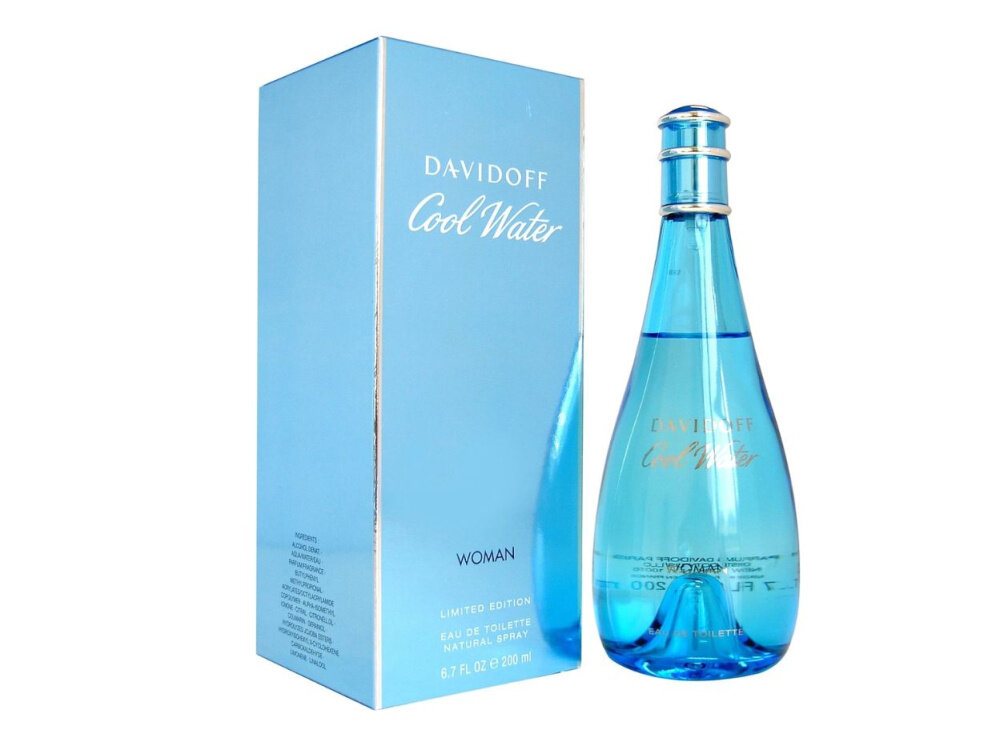 Туалетная вода Davidoff Cool Water woman 200 мл цветочные водяные