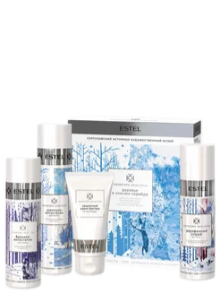 Набор ESTEL Культура Красоты "Деревья в зимнем серебре", шампунь/бальзам/спрей/крем, 250мл+200мл+100мл