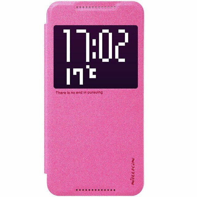 Чехол Nillkin Sparkle Series для HTC One X9 Rose (малиновый)