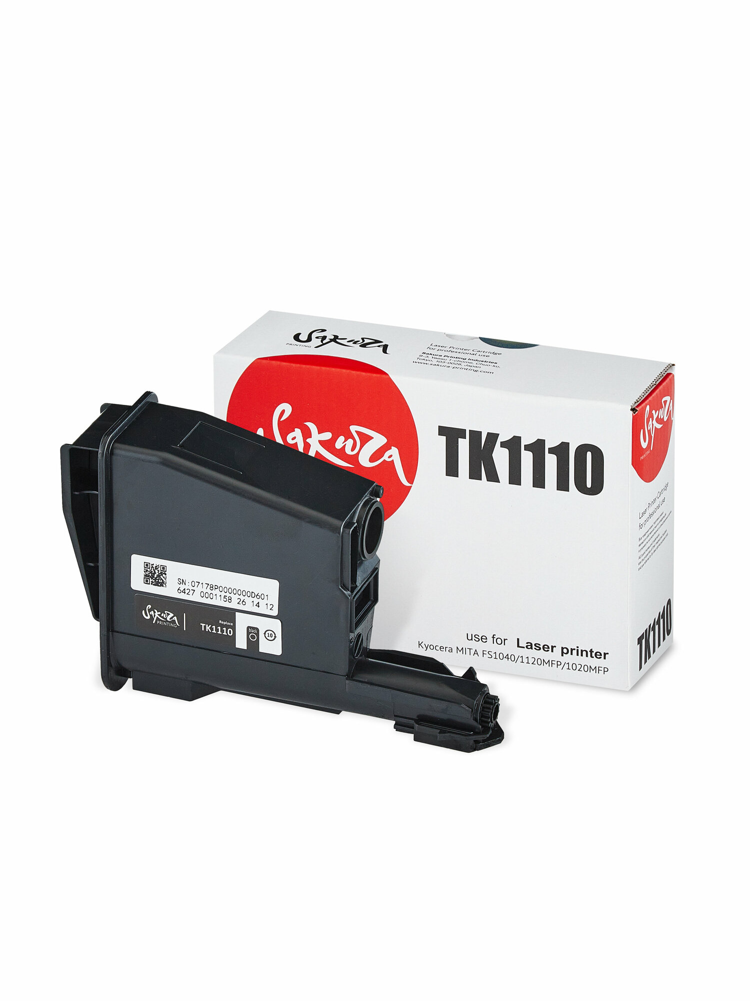 Картридж лазерный Sakura TK1110 (1T02M50NXV) для Kyocera, черный, 2500 к.