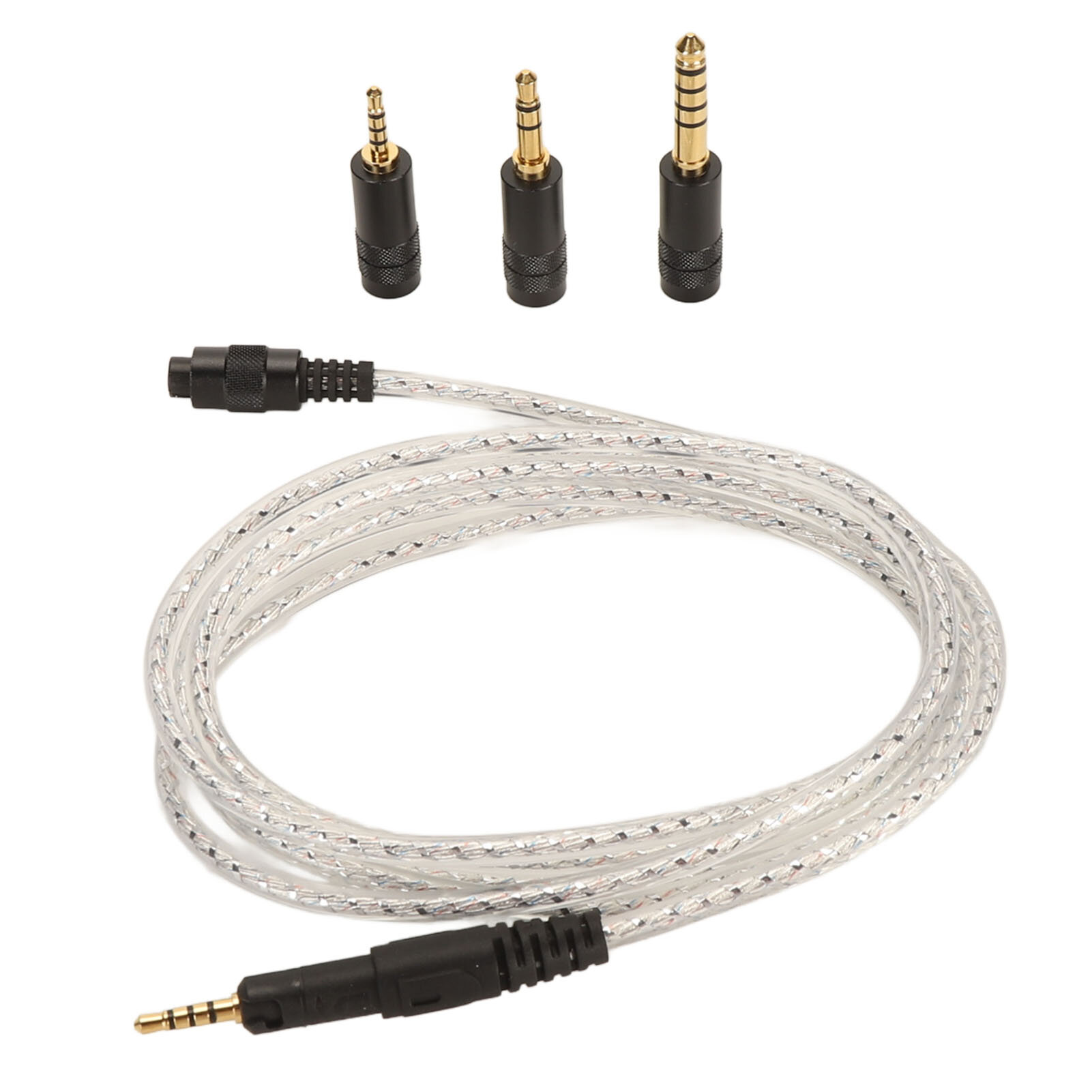 Посеребренный медный звуковой кабель для наушников 2,5 мм 3,5 мм 4,4 мм, замена вилки для ATH M70X M60X M50X M40X с прочным дизайном и чистым звуком