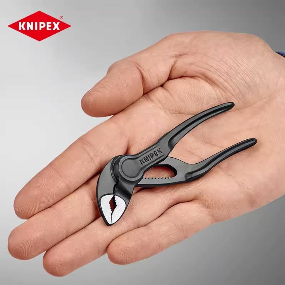 KNIPEX 87 00 100 Cobra XS Мини - насосные щипцы 4 - дюймовые одноручные высокоточные