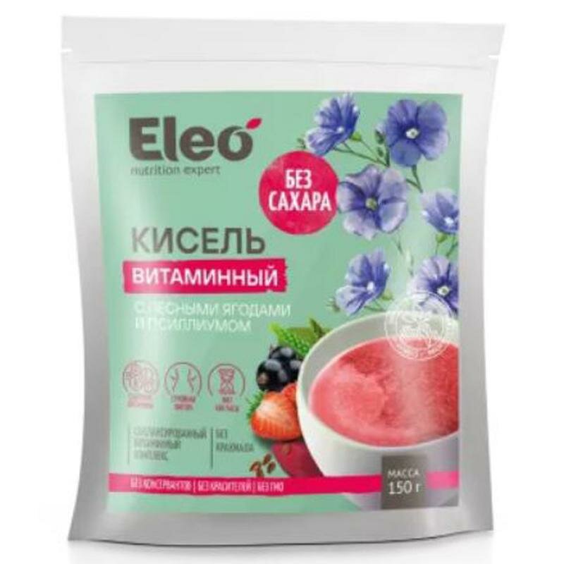 Кисель витаминный с лесными ягодами и псиллиумом ELEO 150 г