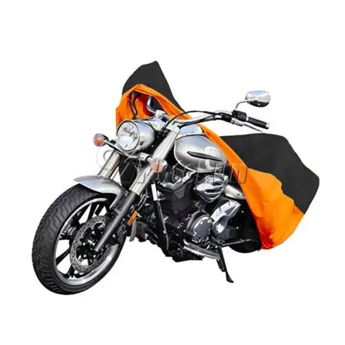 XXL оранжевый/черный водонепроницаемый уличный чехол для мотоцикла для Yamaha Royal Star XVZ 1300, Venture Tour Deluxe Road Star XV1600
