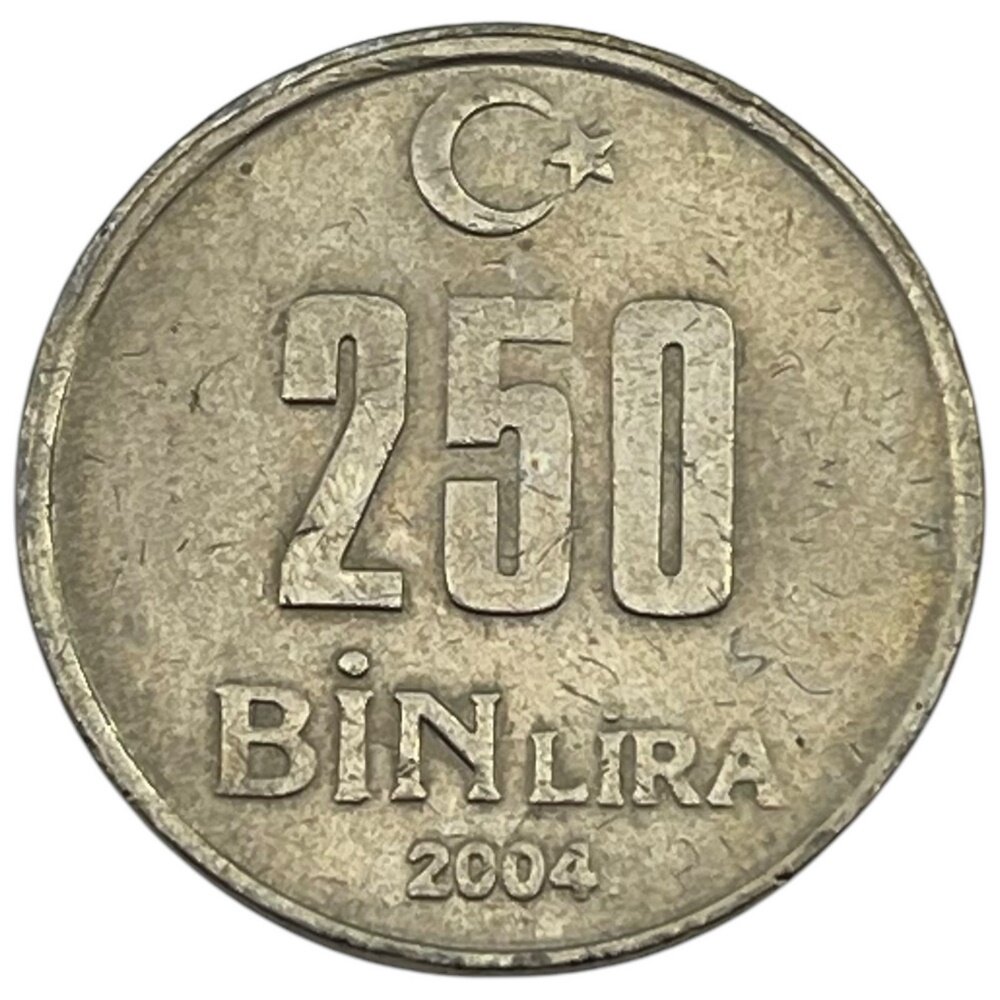 Турция 250000 лир 2004 г.