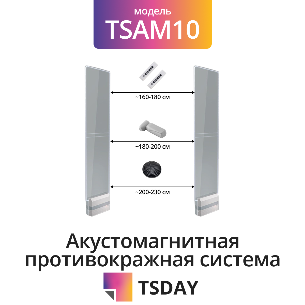 Противокражная акустомагнитная система TSAM10