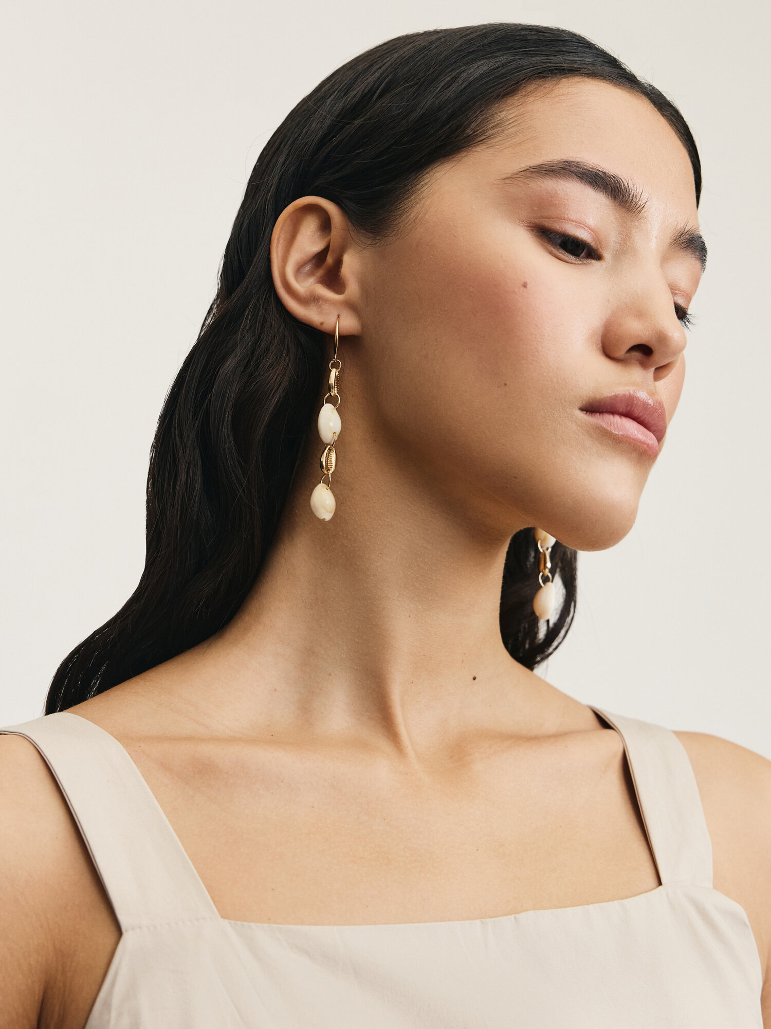 Серьги Zarina, ракушка