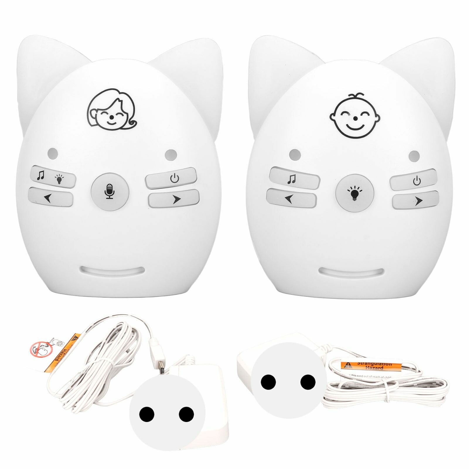 Радионяня с беспроводным цифровым шифрованием 905 925 МГц, 10 уровнями громкости, регулируемыми для безопасности детей и чистого звука