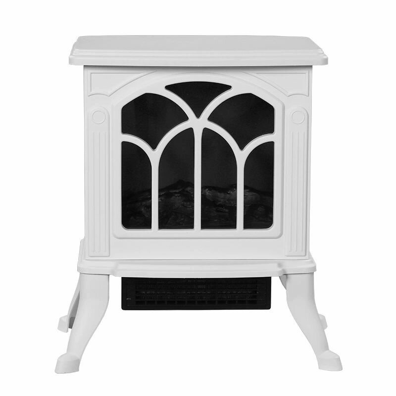 Камин электрический напольный 2400Вт, 39.5x25x56.7 см, белый