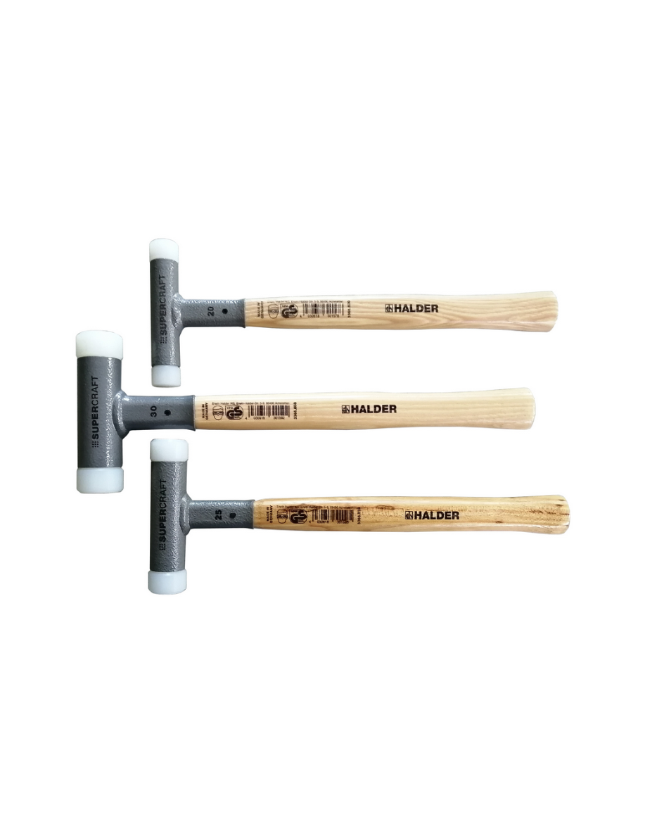 Комплект безынерционных киянок Halder Supercraft 3366.020, 025, 030