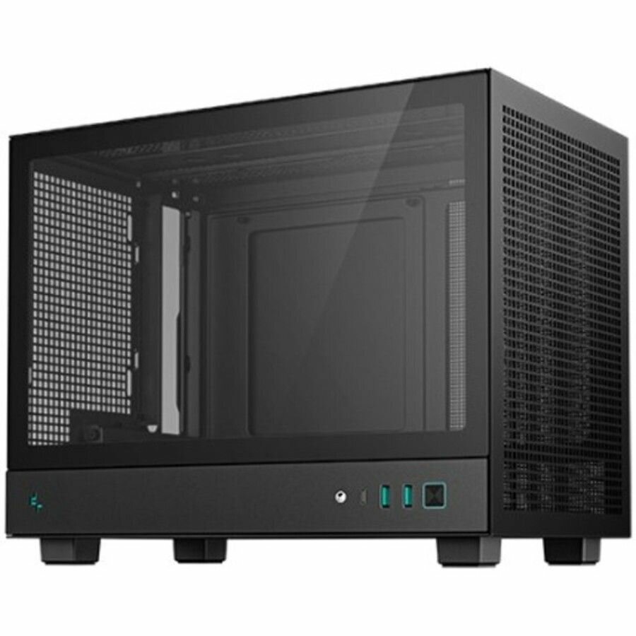 Компьютерный корпус Deepcool CH160 (CH160) черный - Mini Tower, Mini-ITX, USB 3.2 Gen 1 Type-A