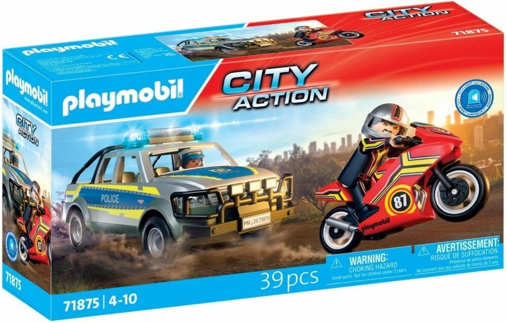 Конструктор Playmobil City Action - Полицейская погоня - Плеймобиль 71875