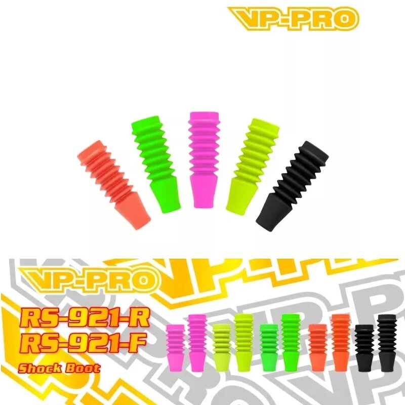 VP PRO RS-921 чехлы для амортизаторов GWOLVES для 1/8 внедорожника Front Pink 4PC