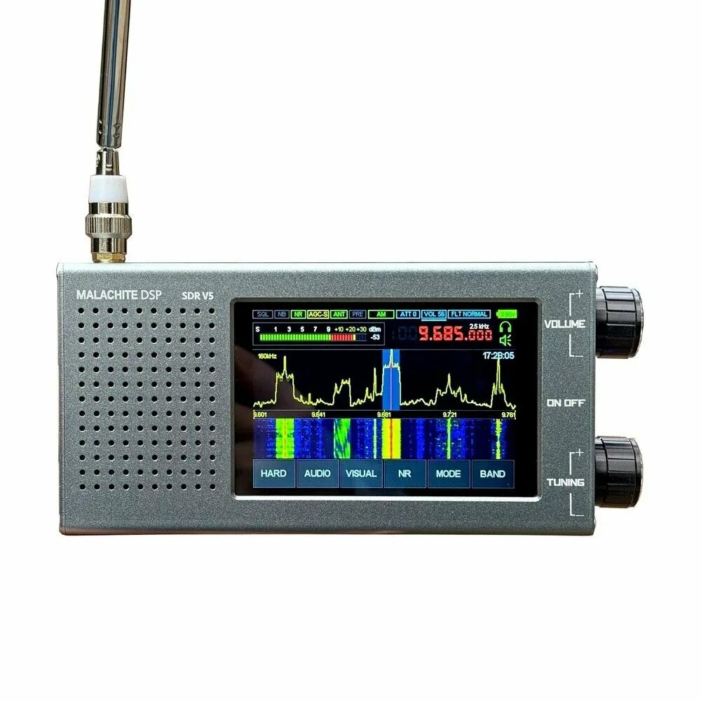 Радиоприёмник Malachite SDR DSP V5 с опциями прошивки 1.10d радио коротковолновый