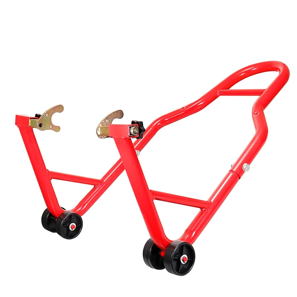 (1 комплект) Инструмент для подъема рамы мотоцикла универсальная парковочная рама опорная рама для посадки мотоцикла (красный)