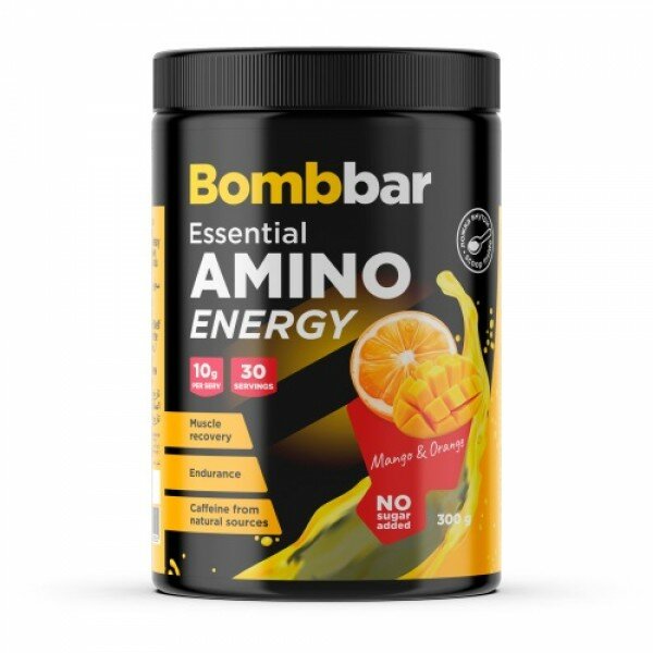 Bombbar Essential Amino Energy 300гр, со вкусом манго и апельсина