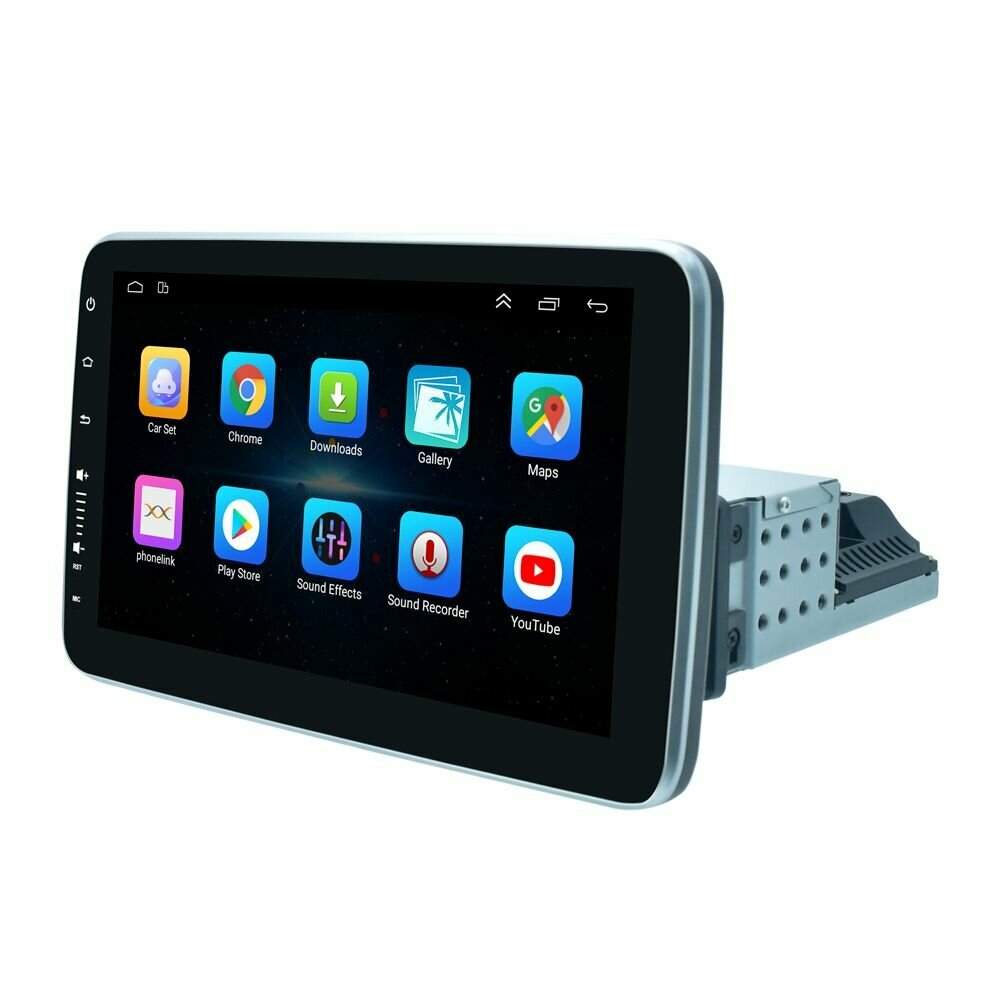 9 дюймовый автомобильный плеер Android 1+16 1din автомобильный аудио carplay, android auto, съемная панель, вращающийся, FM, WIFI, Bluetooth