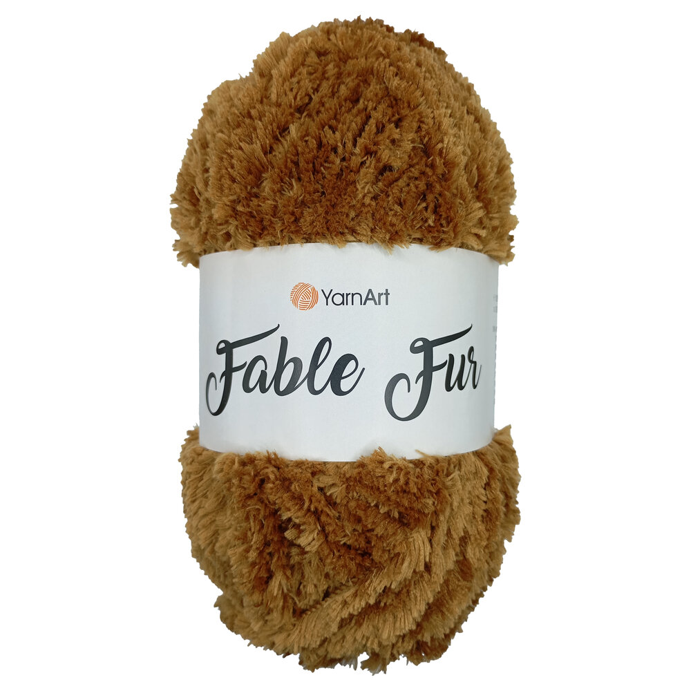 Пряжа для вязания YarnArt Fable Fur 970 верблюжий 100 гр/100 м 100% микрополиэстер