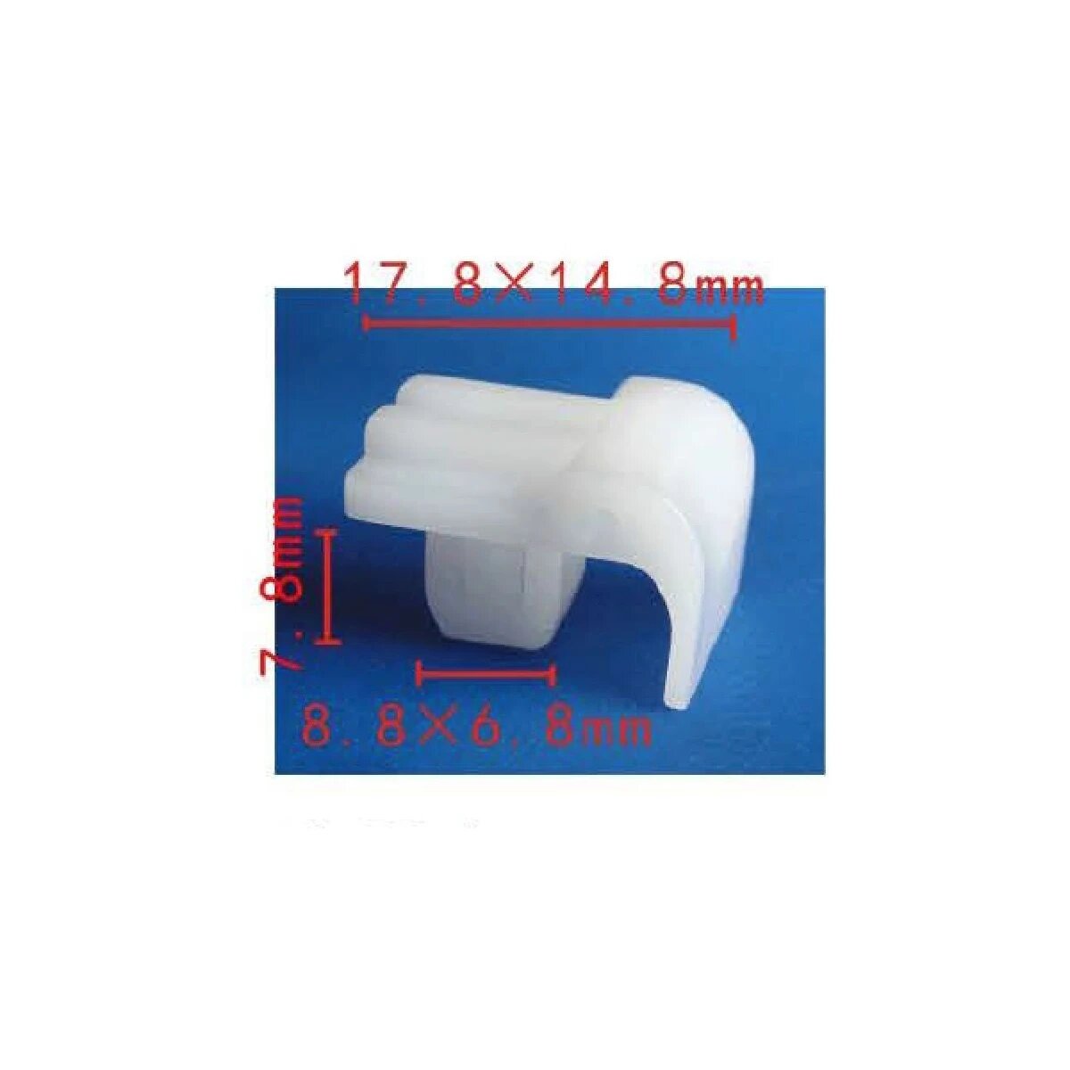 10x/100x для Toyota 81124-89101 Проставка для фар Фиксатор Зажим 7 мм квадратное отверстие 8112489101