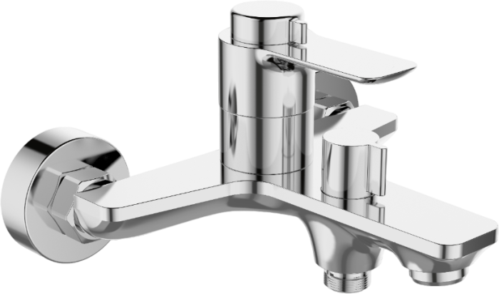 Термостатический смеситель BelBagno Ancona ANCONA-VASM-CRM для ванны с душем