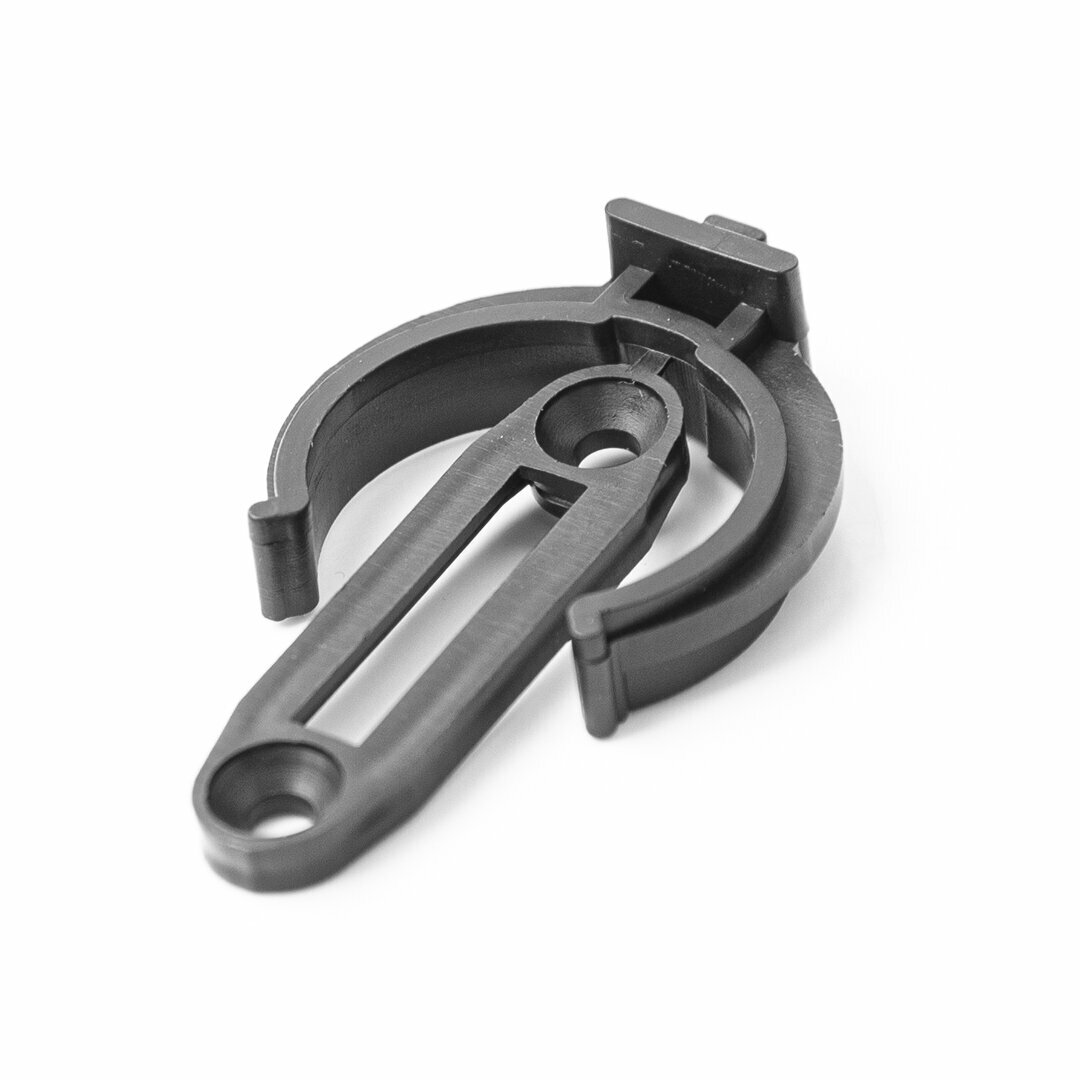 Клипса для кухонной опоры и цоколя, цвет черный - 6 штук