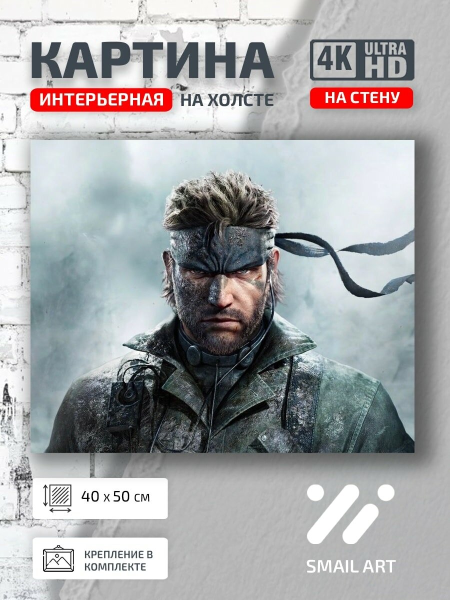 Картина на холсте интерьерная 40 на 50 на стену Eater PC для кабинета атмосфера