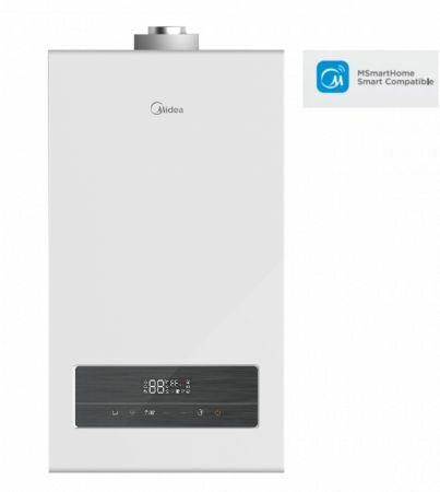 Котёл газовый настенный Midea MGB 13 2F NEMAN, 13 кВт, двухконтурный, турбо