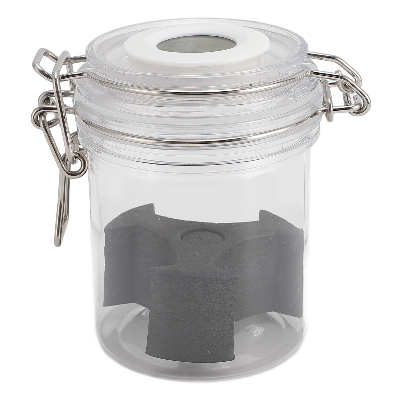 250 мл контейнер для клея для ресниц с термометром, герметичная большая емкость, антиотверждаемая банка для наращивания ресниц, прозрачная белая