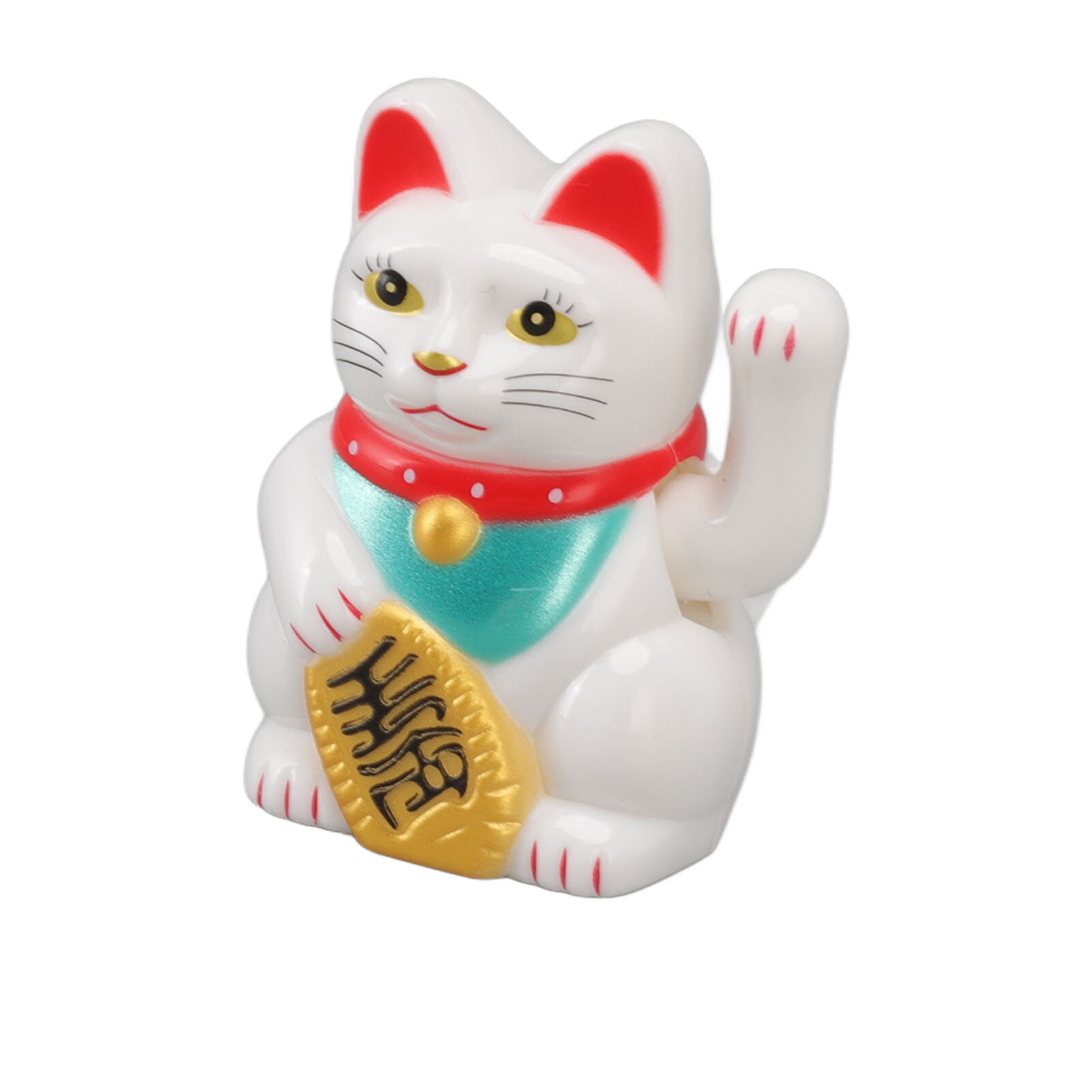 Китайский Lucky Cat Fortune Cat украшение развевающаяся рука солнечный свет индукционная статуя статуэтка для дома автомобильные украшения сидеть прямо белый