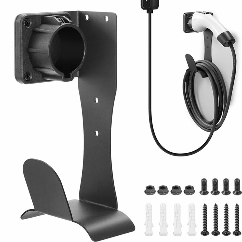 Держатель зарядного устройства для электромобиля из нержавеющей стали подходит разъема J1772