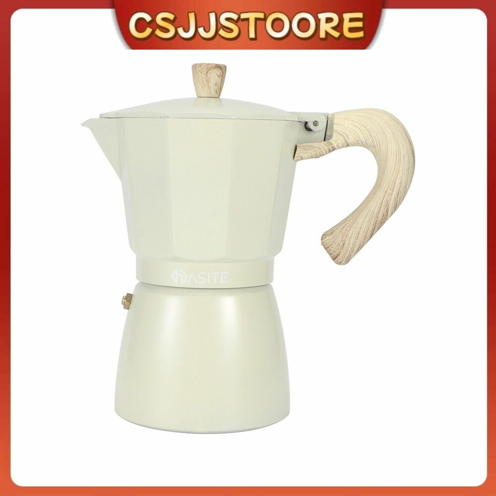 Алюминиевый Moka-кофейник 300 мл светло-желтый